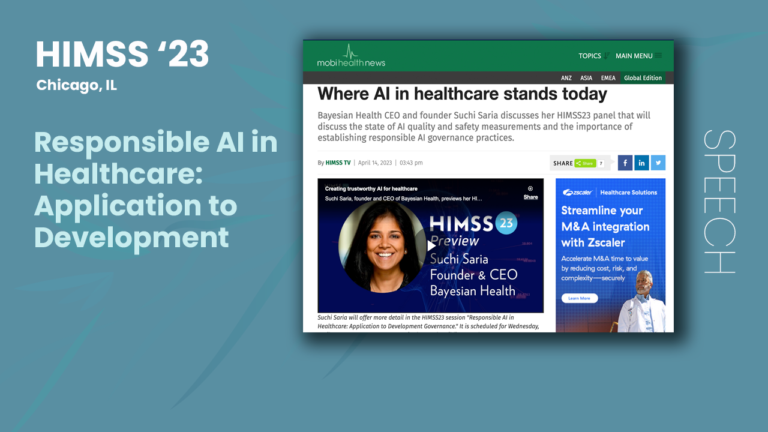 HIMSS23 - Where AI in healthcare stands today - Bayesian Health